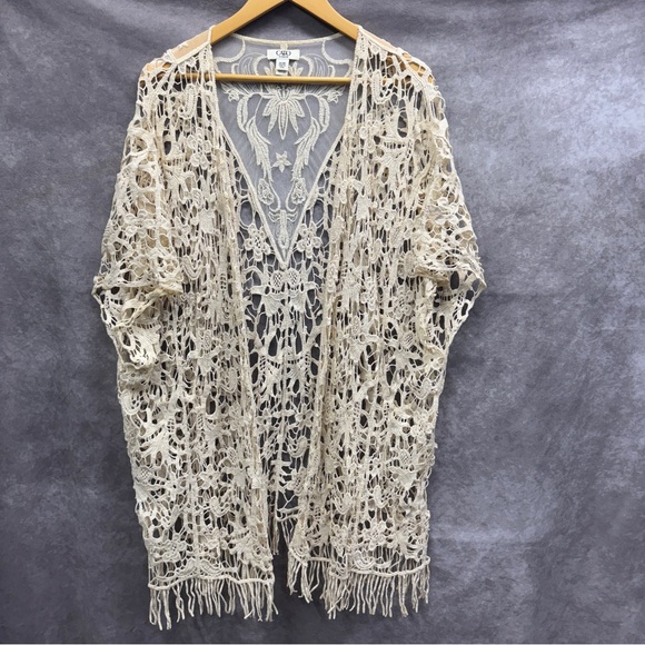 Cato | Sweaters | Cato Knit Lace Open Front Cardigan Size 82w | Poshmark